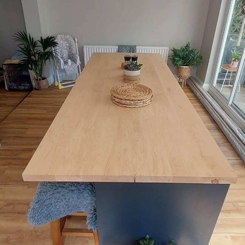 Full Stave Maple Wood Worktops - Wood Worktops