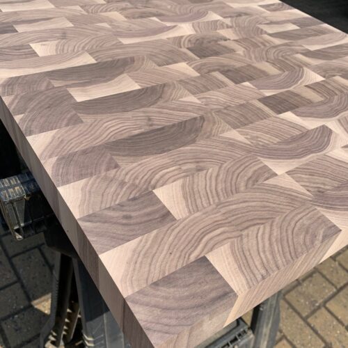 End Grain Walnut Worktops - Wood Worktops