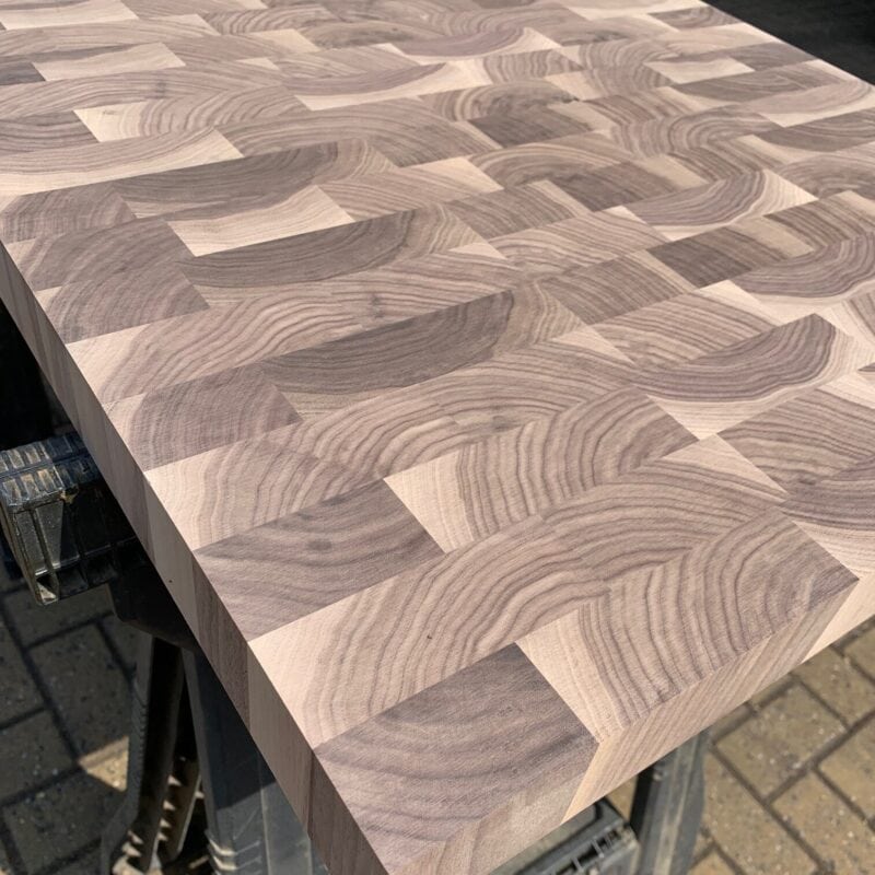 End Grain Walnut Worktops - Wood Worktops