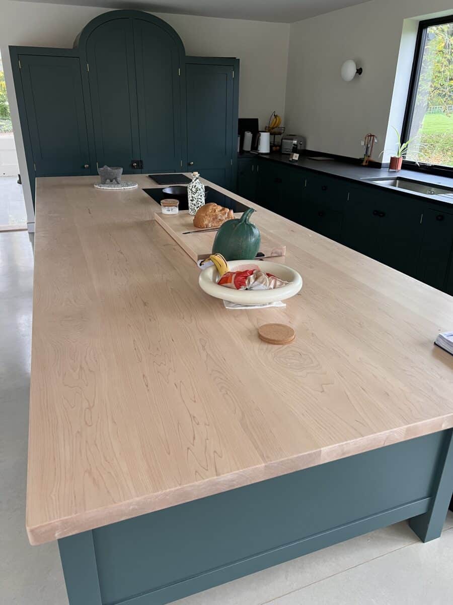 Full Stave Maple Wood Worktops - Wood Worktops