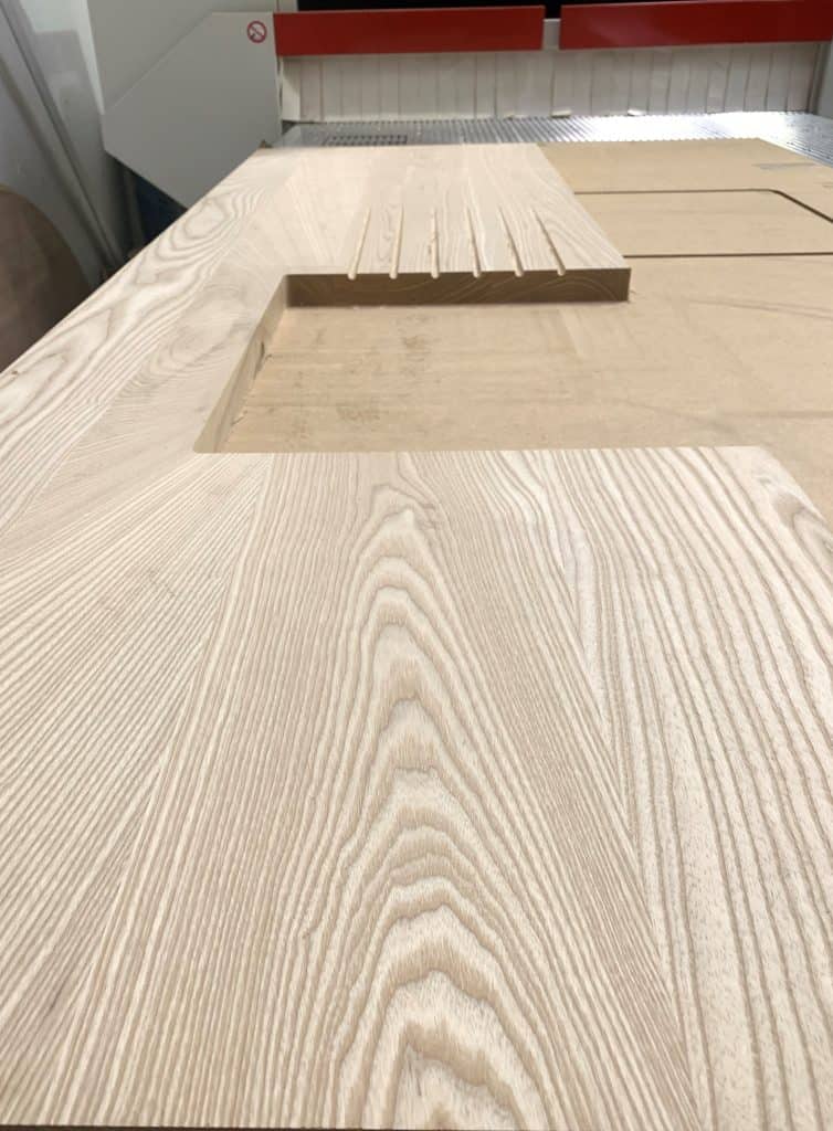 Full Stave Ash Wood Worktops - Wood Worktops