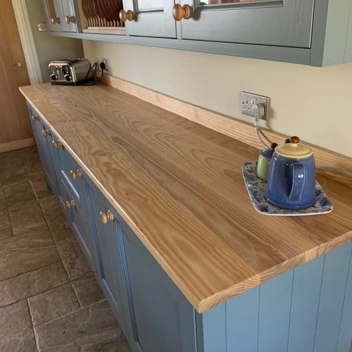 Full Stave Ash Wood Worktops - Wood Worktops